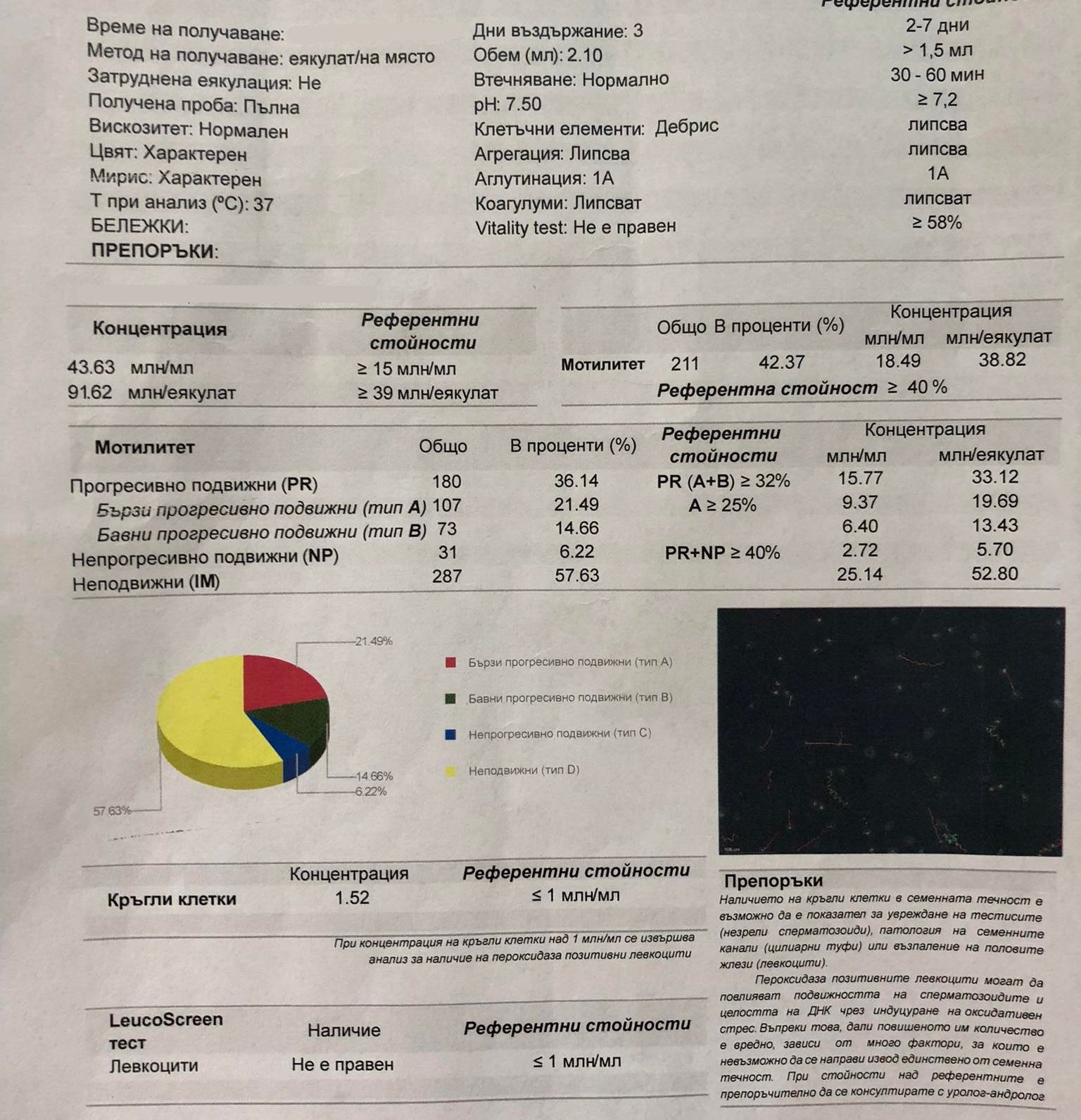 МЪЖКИ ФАКТОР спермограма витамини съвети Тема 18 Проблемно